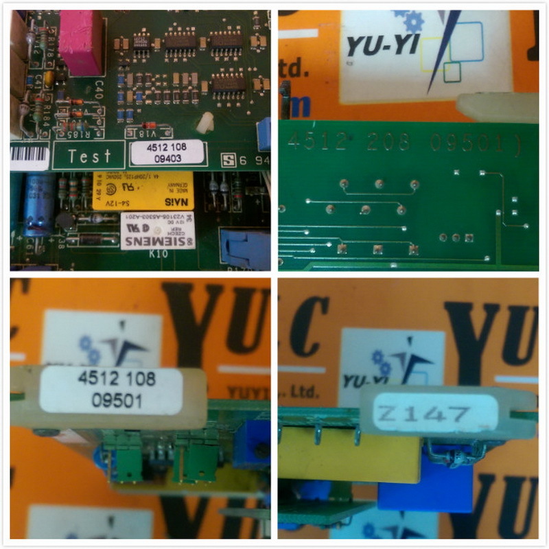 PHILIPS 4512 108 09501 Z147 / 4512 108 09403 BOARD - PLC DCS SERVO Control MOTOR POWER SUPPLY ...